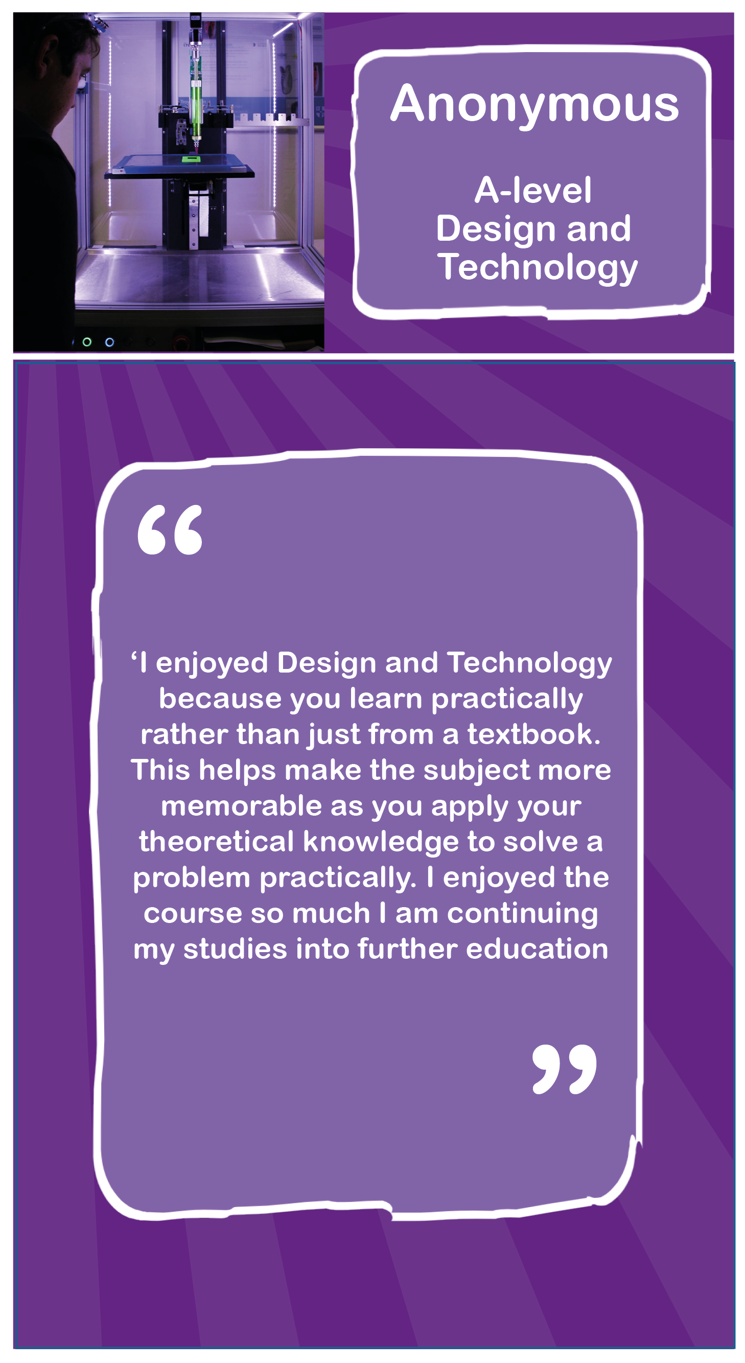 Design and Technology: Product Design - Bilborough College